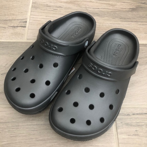 CROCS | Shoes | Crocs Coast Men Clogs Sandal Graphite New | Poshmark
